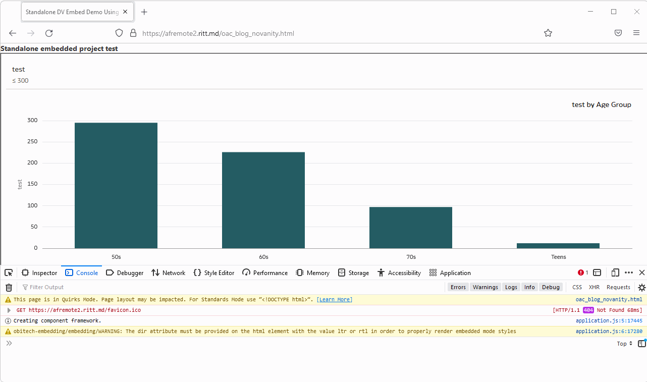 A Few Words About OAC Embedding