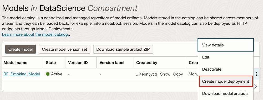 Introduction to Oracle Data Science Service | Part 3