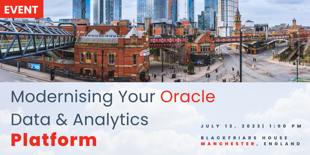 Event Modernising Your Oracle Data And Analytics Platform