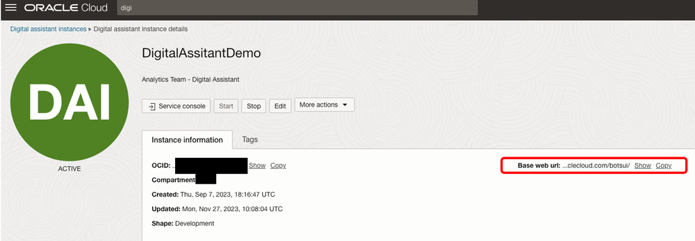 Oracle Digital Assistant: Skill Development Part 1