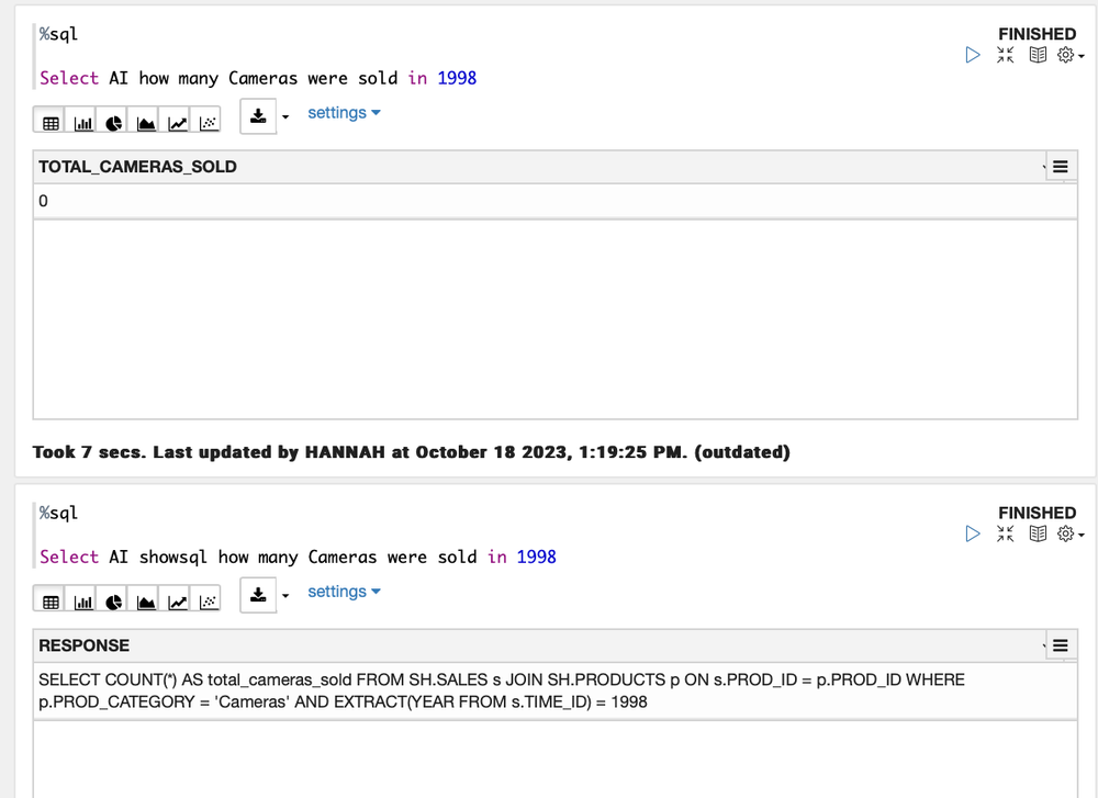 Oracle Autonomous Database Select AI