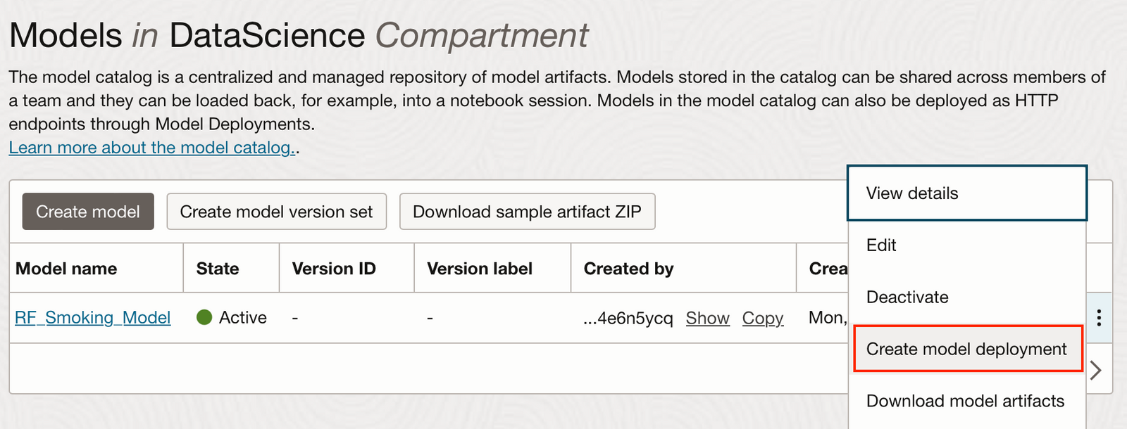 Introduction to Oracle Data Science Service | Part 3