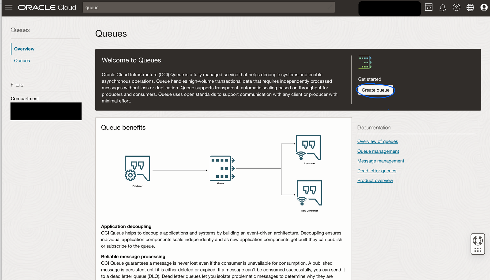 An Initial Introduction to OCI Queue with OCI Python SDK