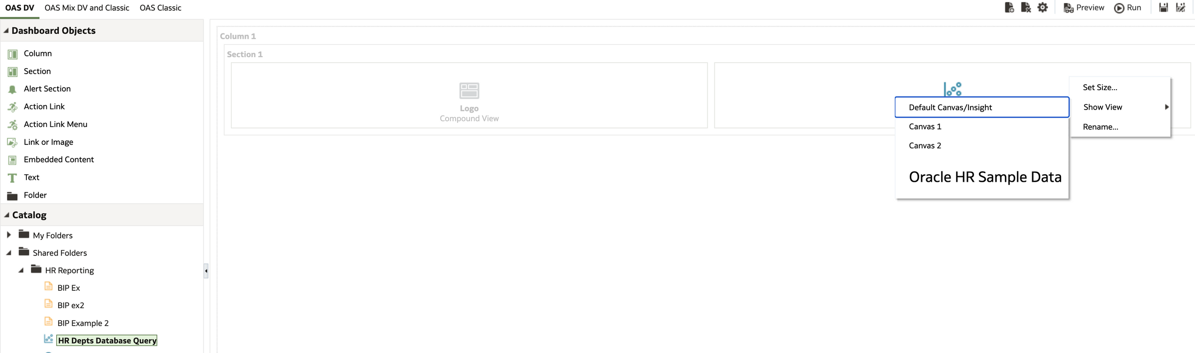 OAS / DV & HR Reporting (A Learning Experience Part 2)