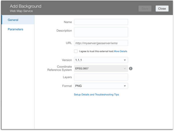 Extending OAC with Map Backgrounds