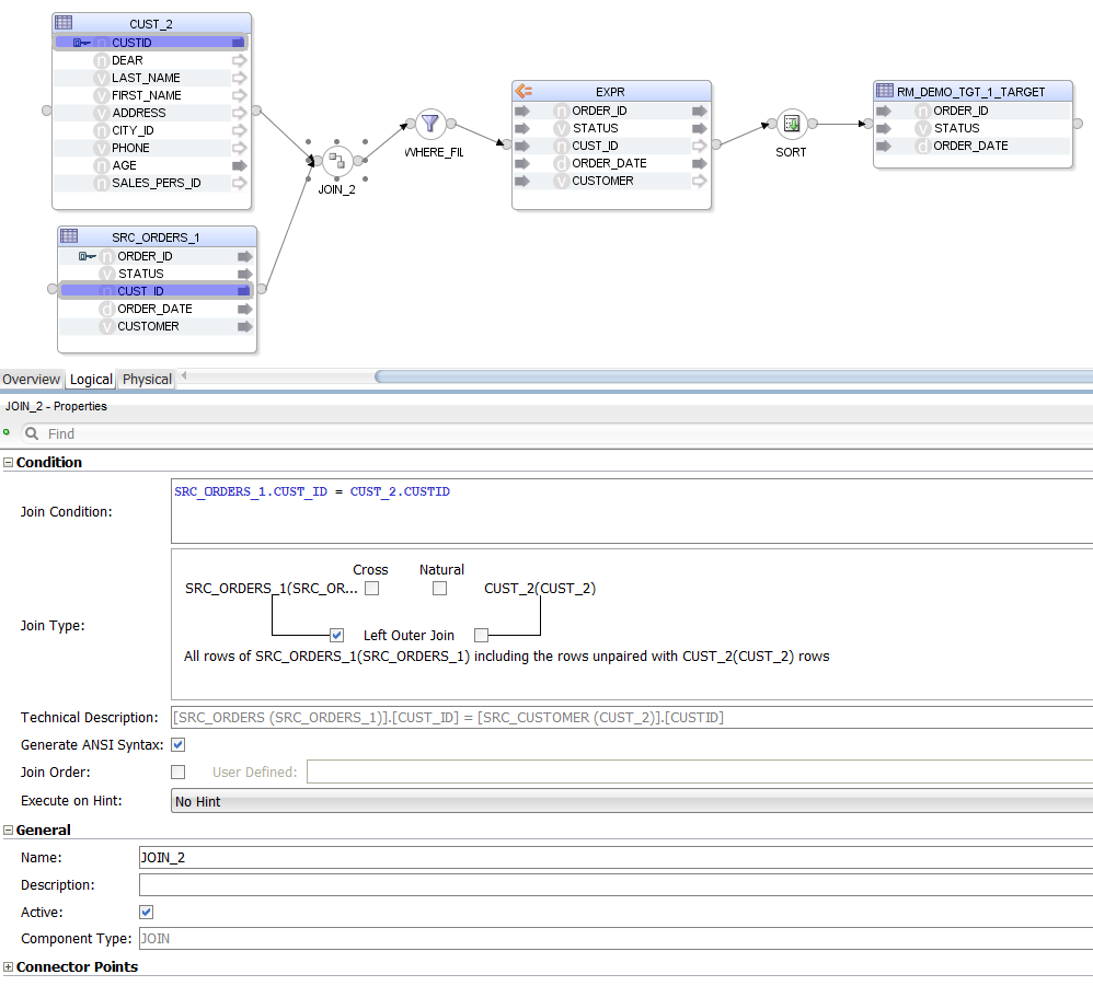 Sql2Odi, Part Two: Translate a complex SELECT statement into an ODI Mapping Sql2Odi, Part Two: Translate a complex SELECT statement into an ODI Mapping