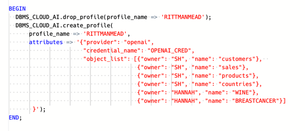Oracle Autonomous Database Select AI